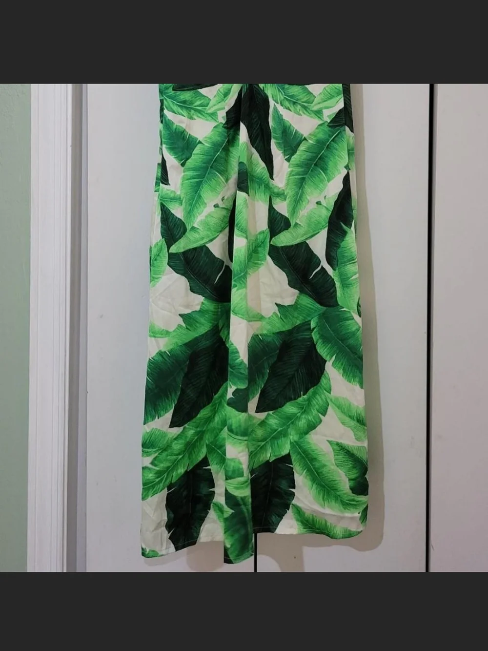 Forever 21 | Dresses | Forever 2 Green Leaf Print Midi Dress | Poshmark
